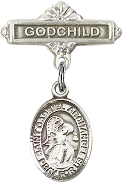 Hail MaryGifts | Jewelry | St Gabriel The Archangel Baby Badge 9390736 ...